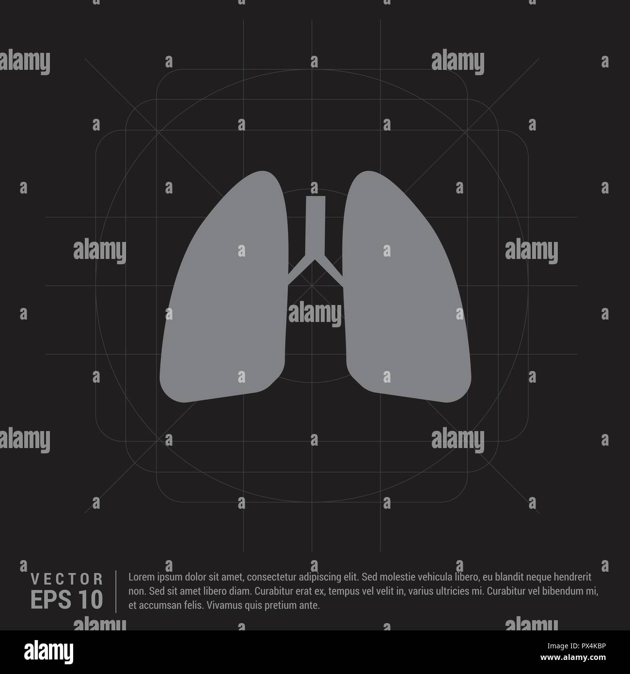 Purple lungs Stock Vector Images - Alamy