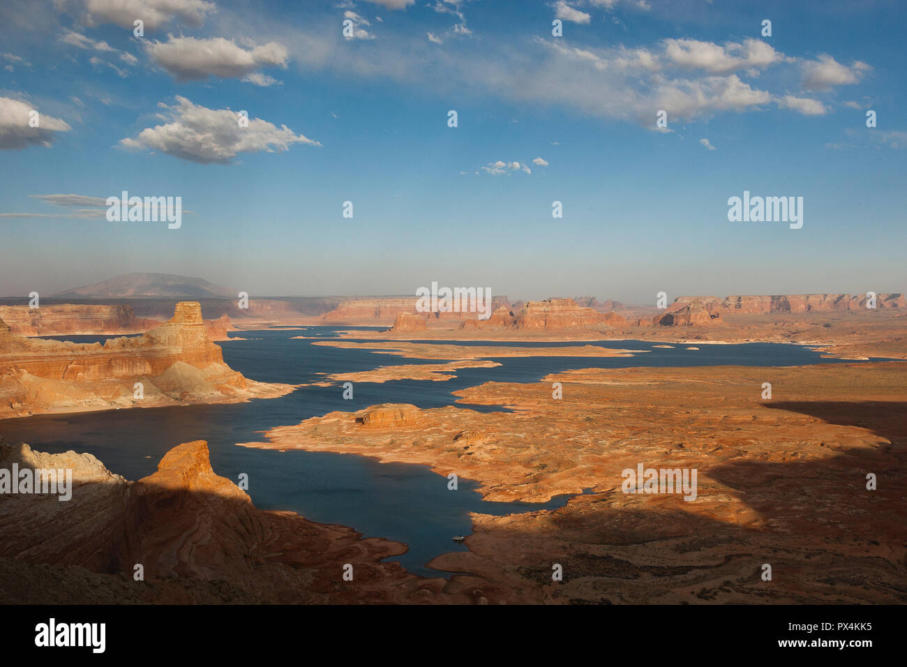 Alstrom Point, AZ, USA. View of Gunsight Bay from overlook at Alstrom ...