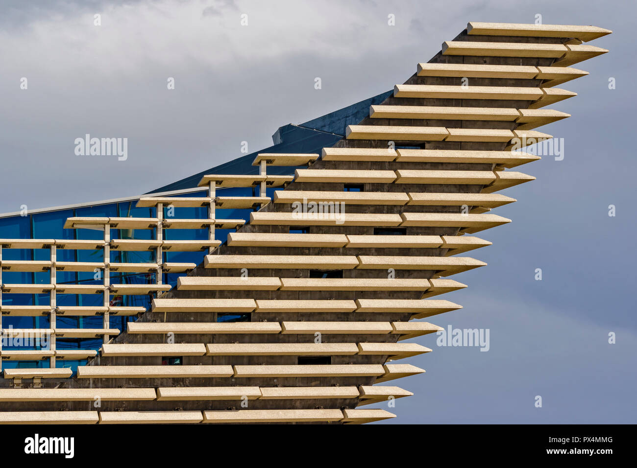 V & A MUSEUM OF DESIGN DUNDEE SCOTLAND THE PROW OF THE BUILDING Stock ...