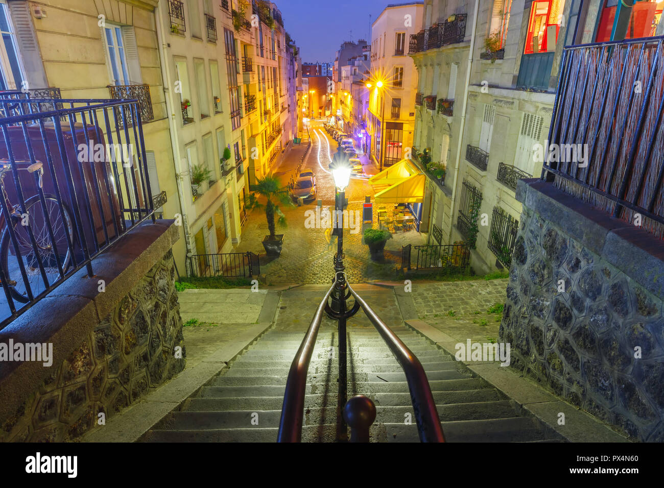Famous steps montmartre paris france hi-res stock photography and ...