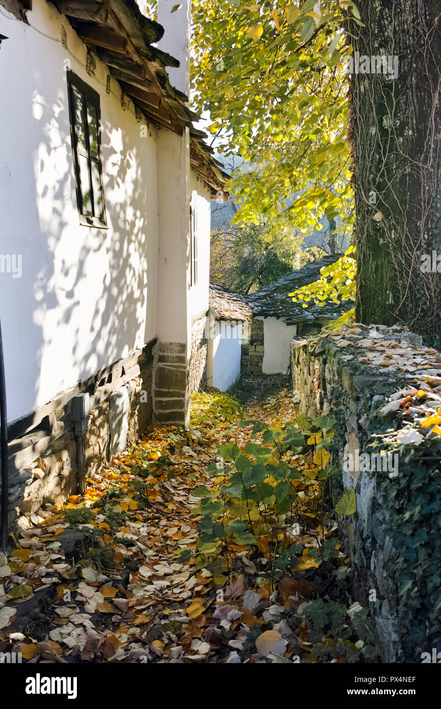 Autumn view of Architectural and historical reserve of village of ...