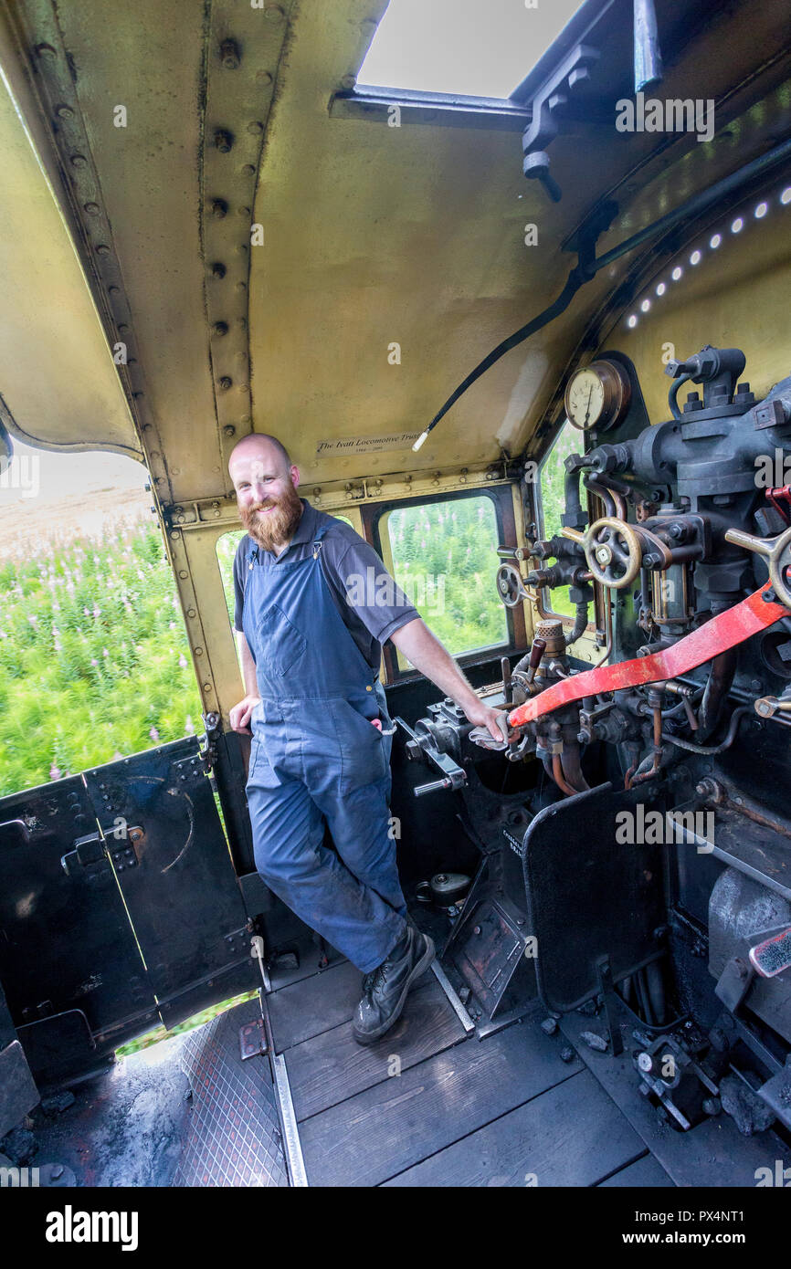 Footplate of british steam locomotive hi-res stock photography and ...