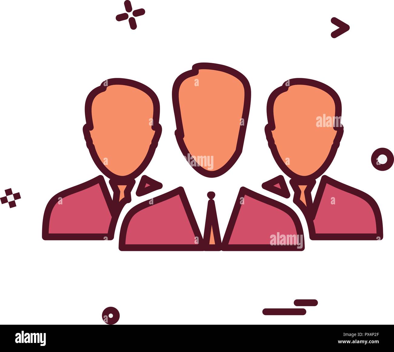 Group avatar icon design vector Stock Vector Image & Art - Alamy