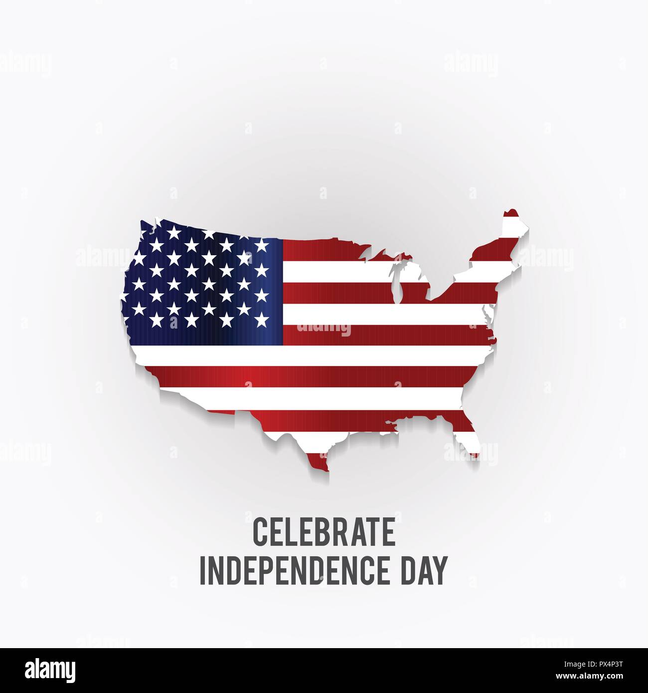 American Independence day design card vector Stock Vector Image & Art ...
