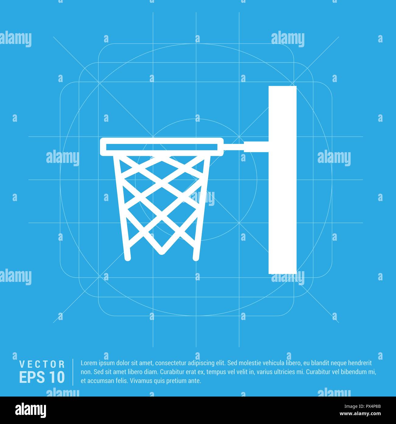 Basketball Basket Icon Stock Vector Image & Art - Alamy