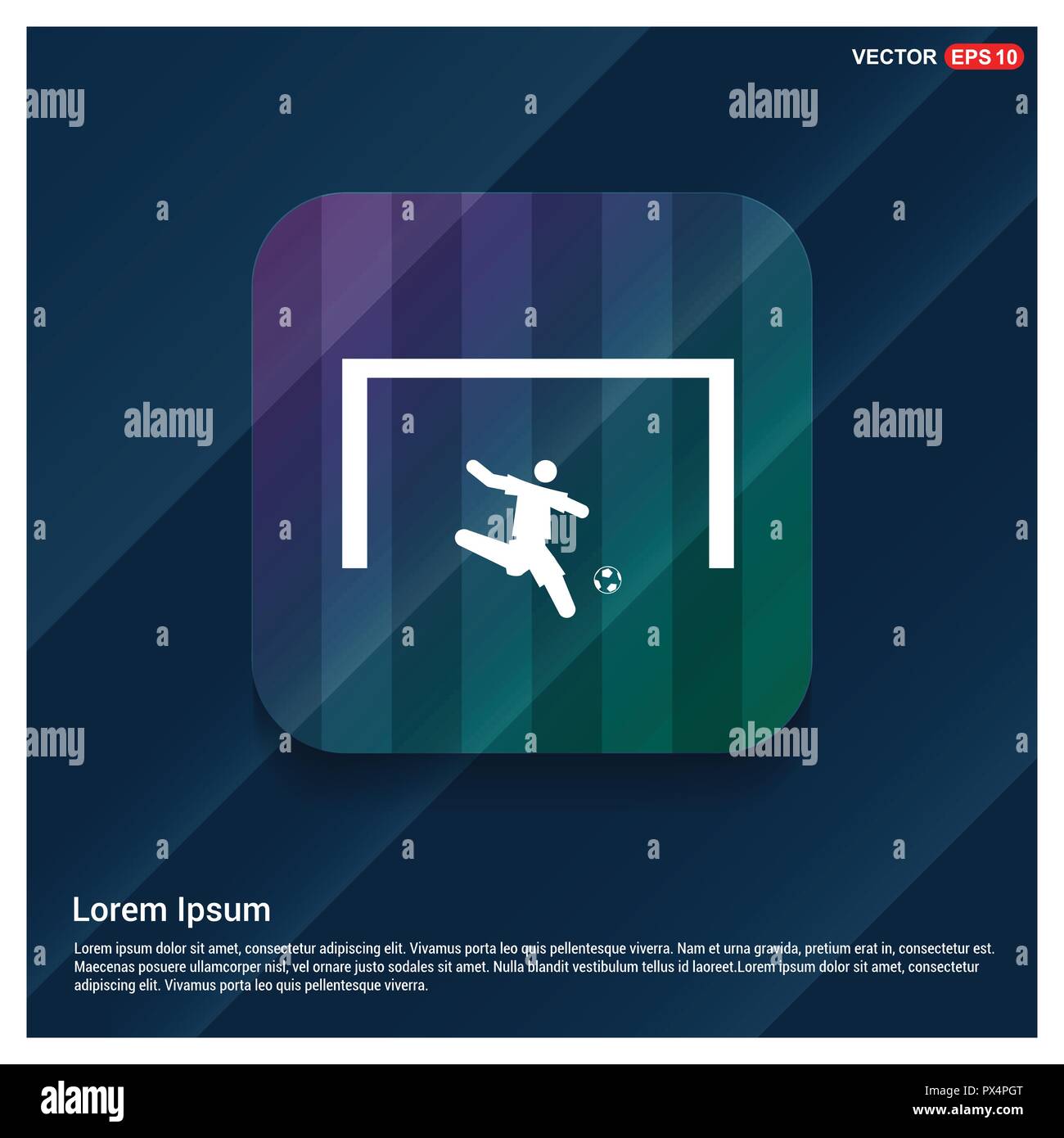 Soccer Goal Icon Stock Vector Image & Art - Alamy