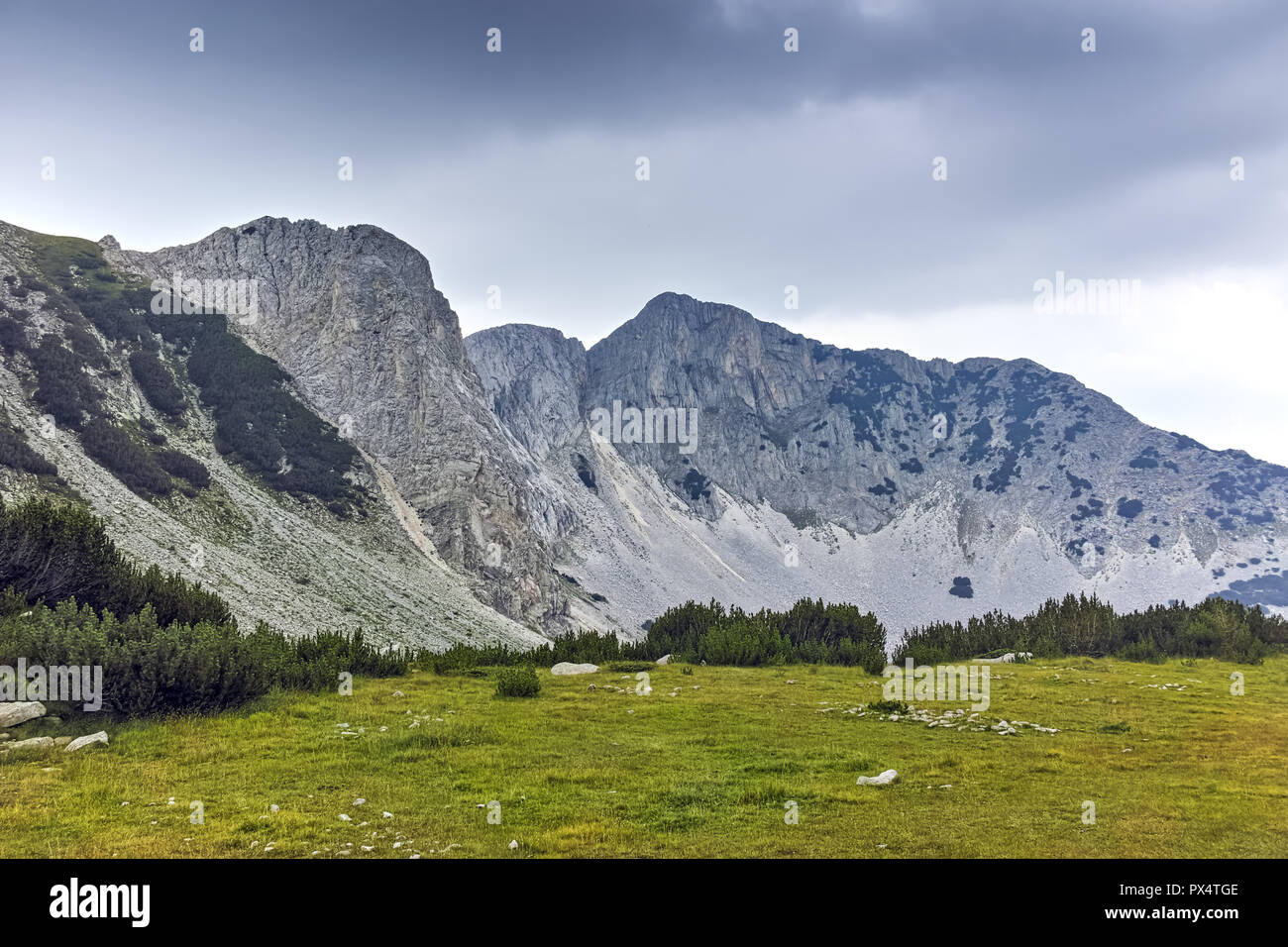 Amazing Landscape with Sinanitsa peak, Pirin Mountain, Bulgaria Stock ...