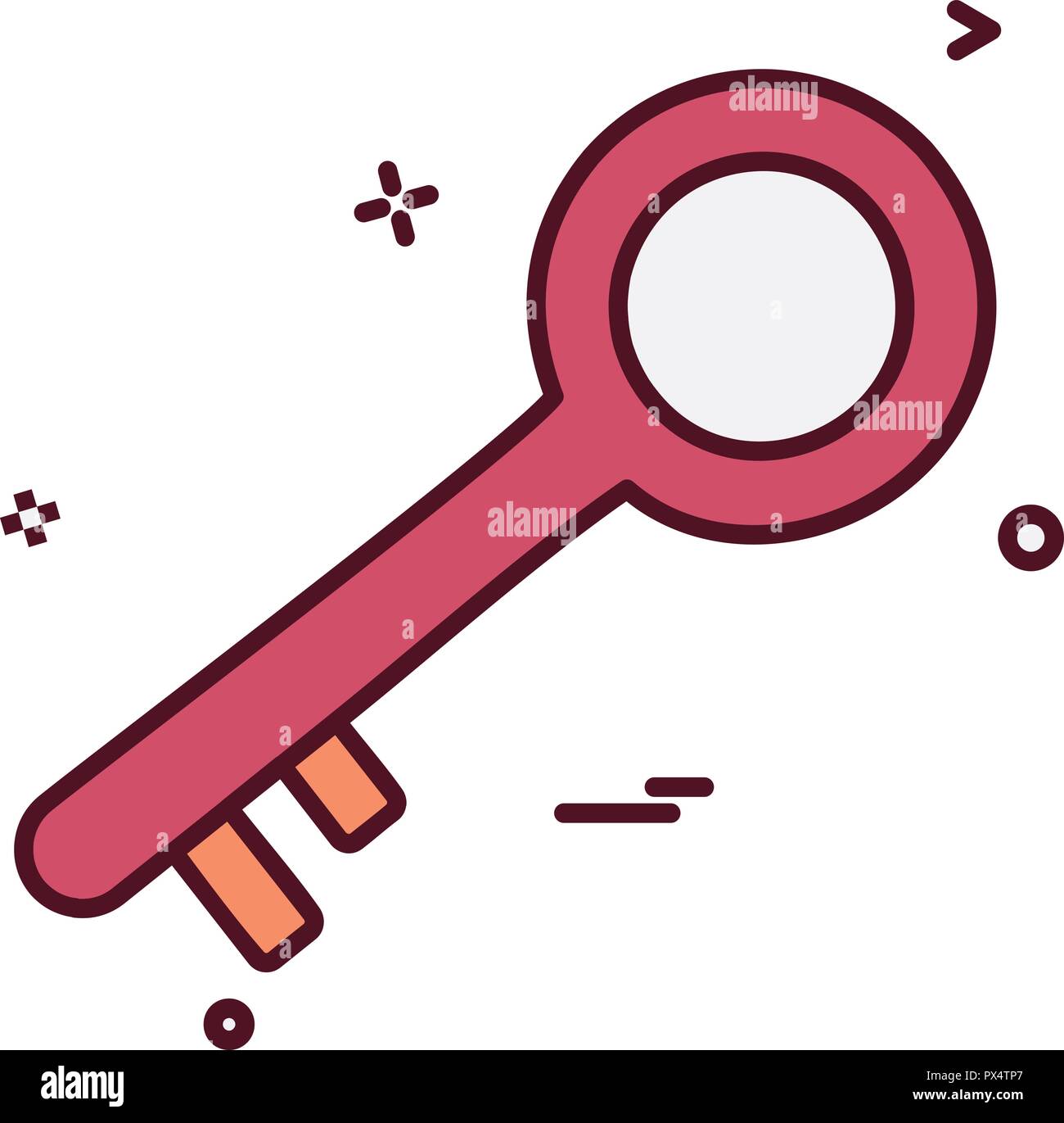 Key icon design vector Stock Vector Image & Art - Alamy