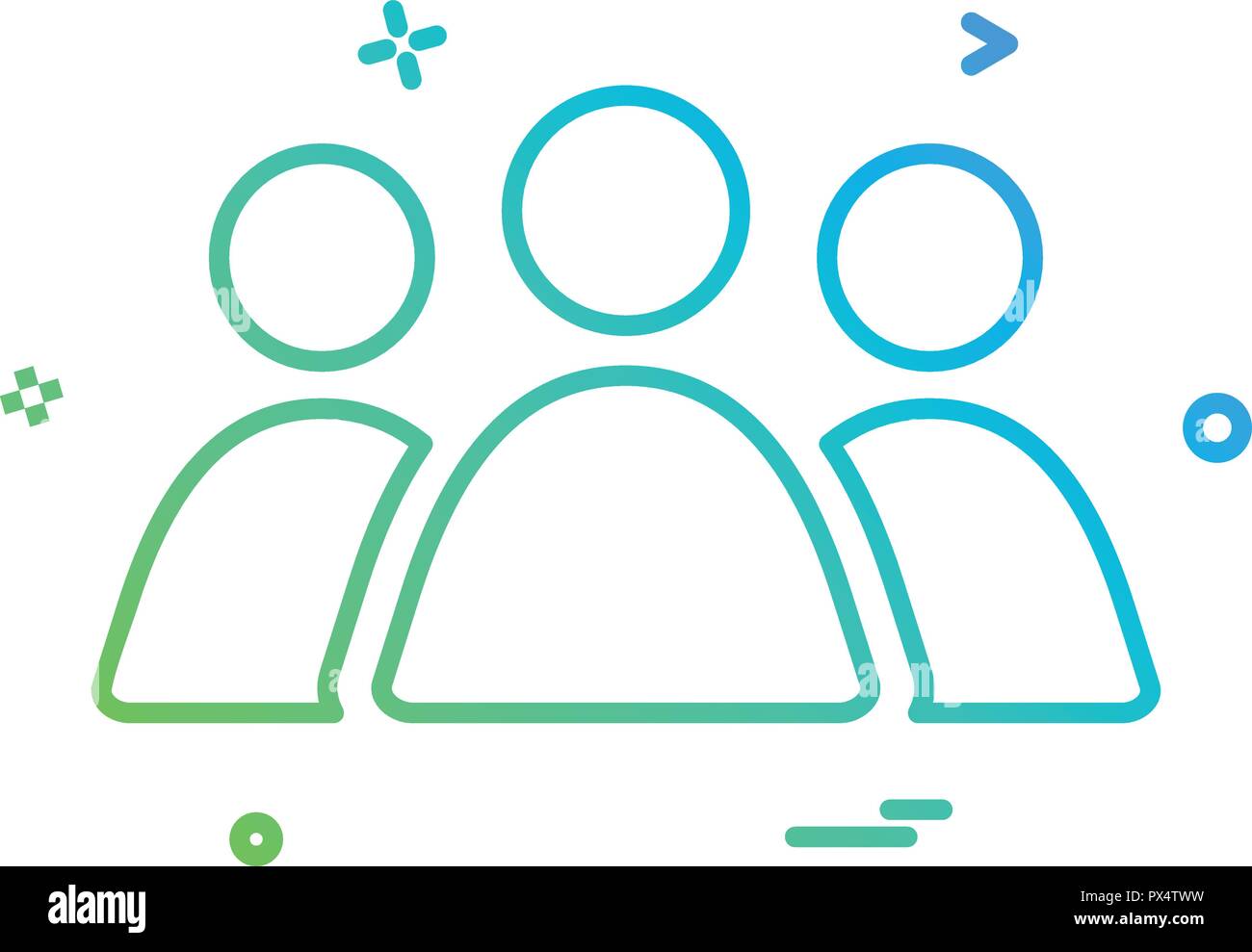 Group avatar icon design vector Stock Vector Image & Art - Alamy