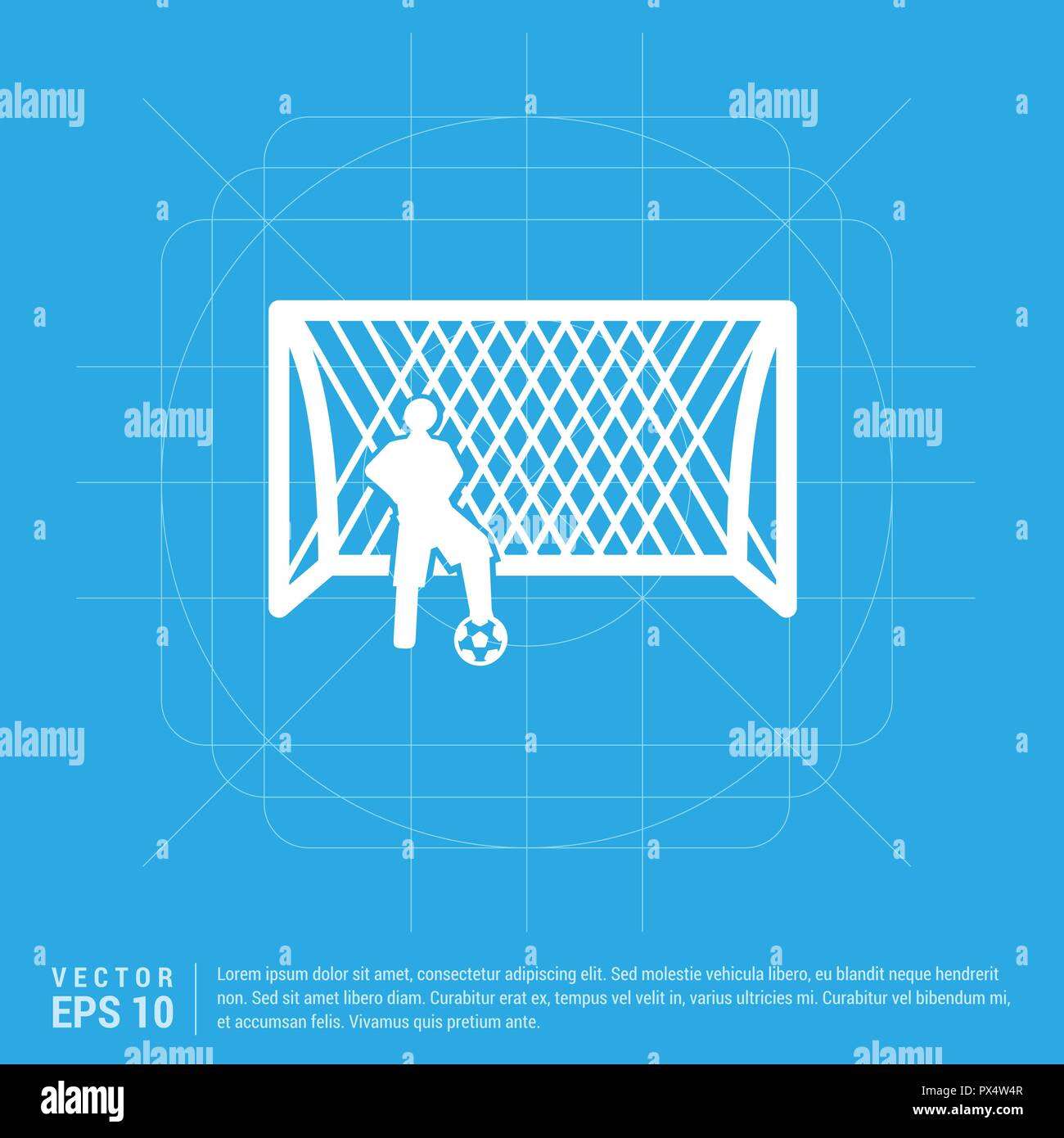 Soccer Goal Icon Stock Vector Image & Art - Alamy