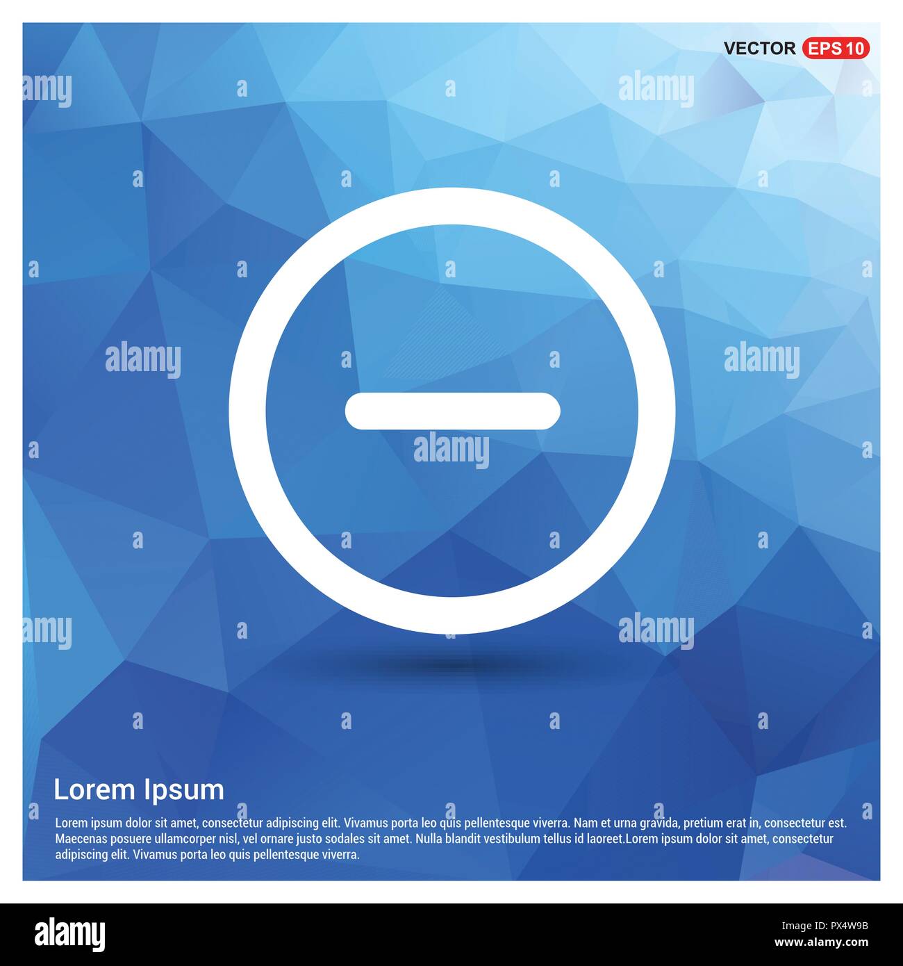 Mathematics minus icon Stock Vector Image & Art - Alamy