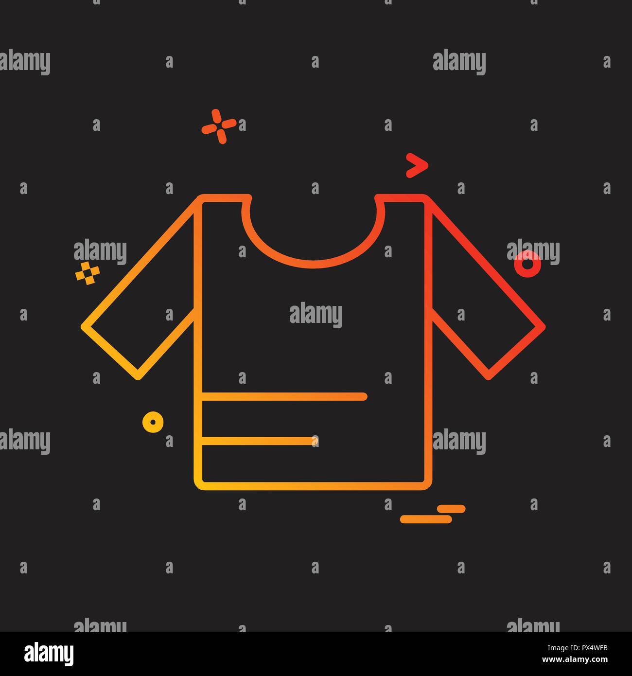 Shirt icon design vector Stock Vector Image & Art - Alamy