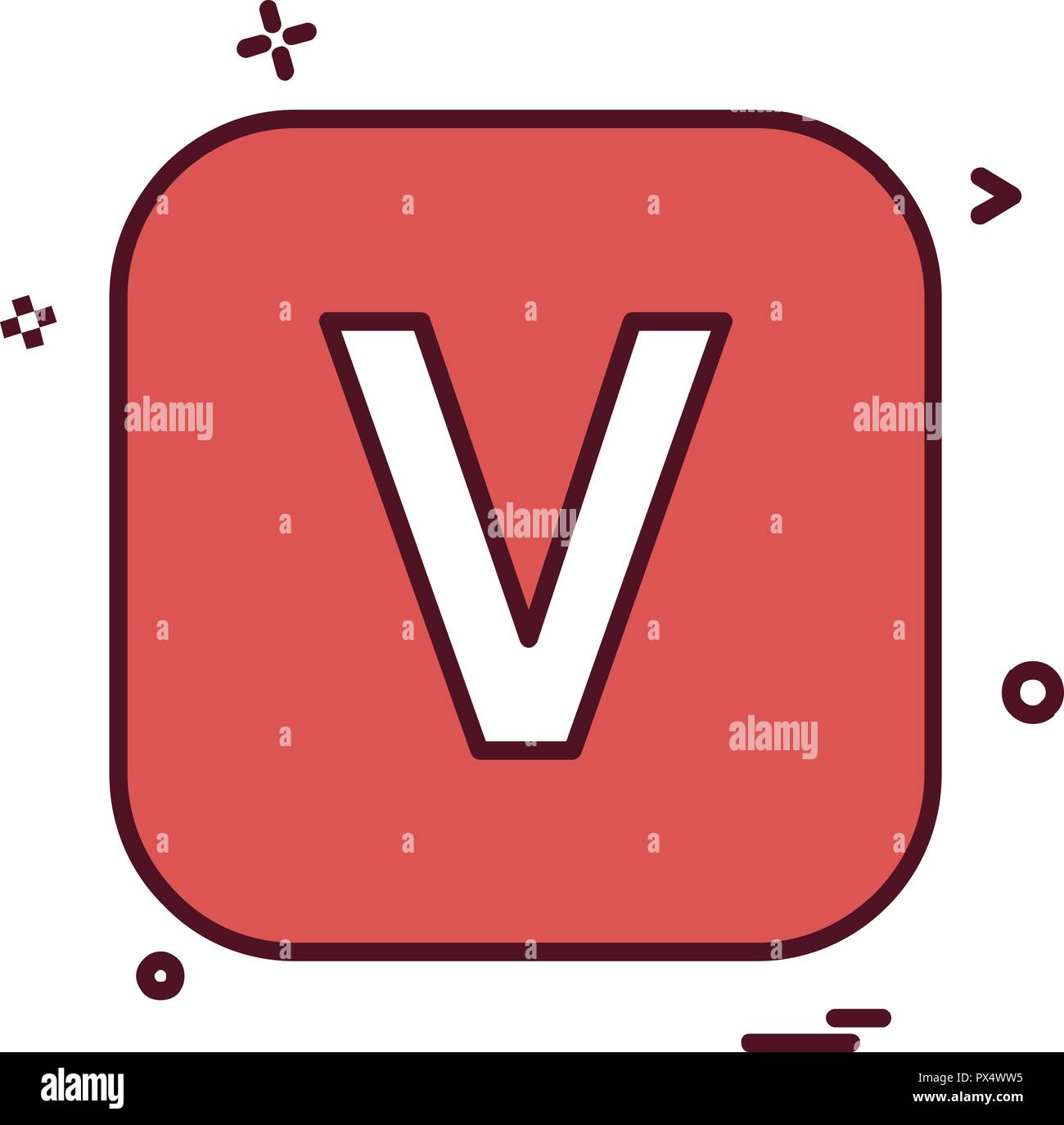 English Alphabets icon design vector Stock Vector Image & Art - Alamy