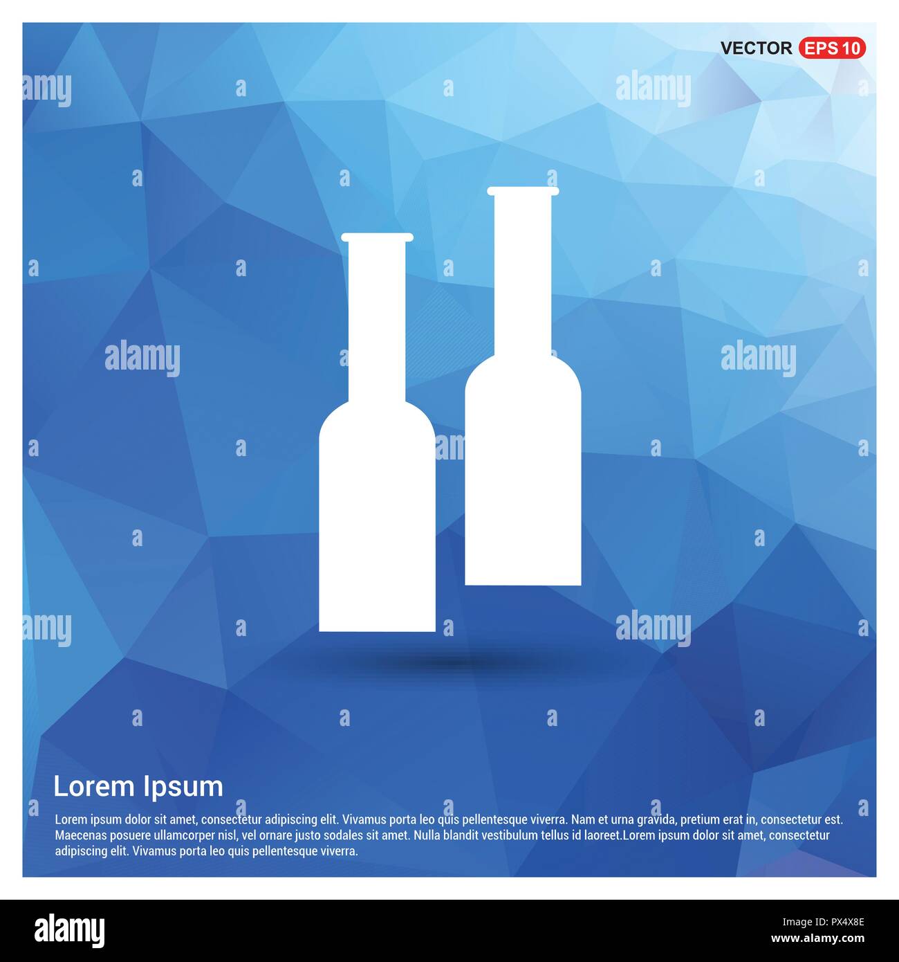 Bottles of drink icon Stock Vector Image & Art - Alamy