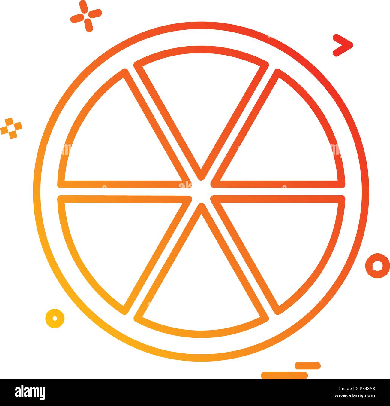 Orange icon design vector Stock Vector Image & Art - Alamy