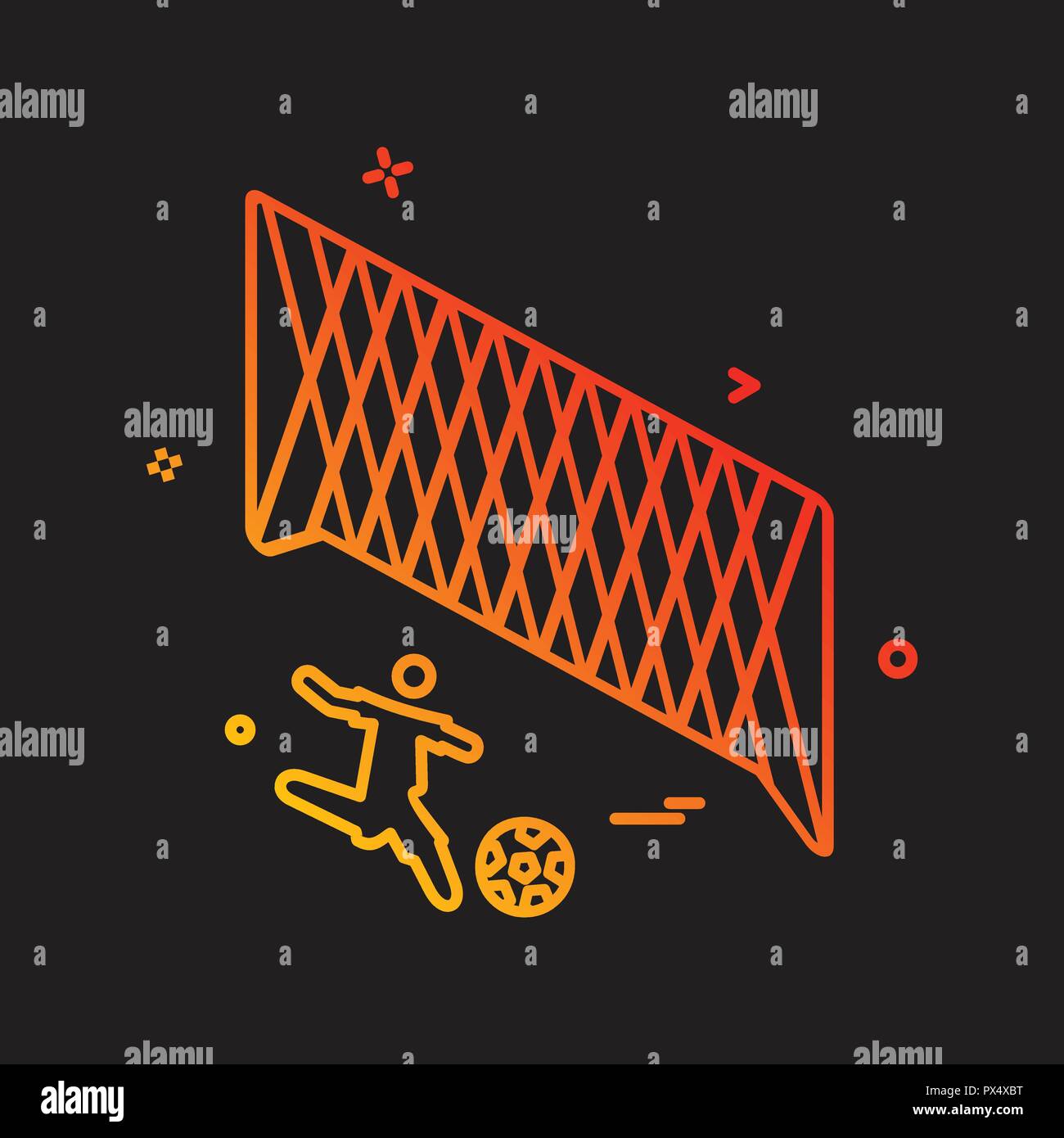 Football icon design vector Stock Vector Image & Art - Alamy