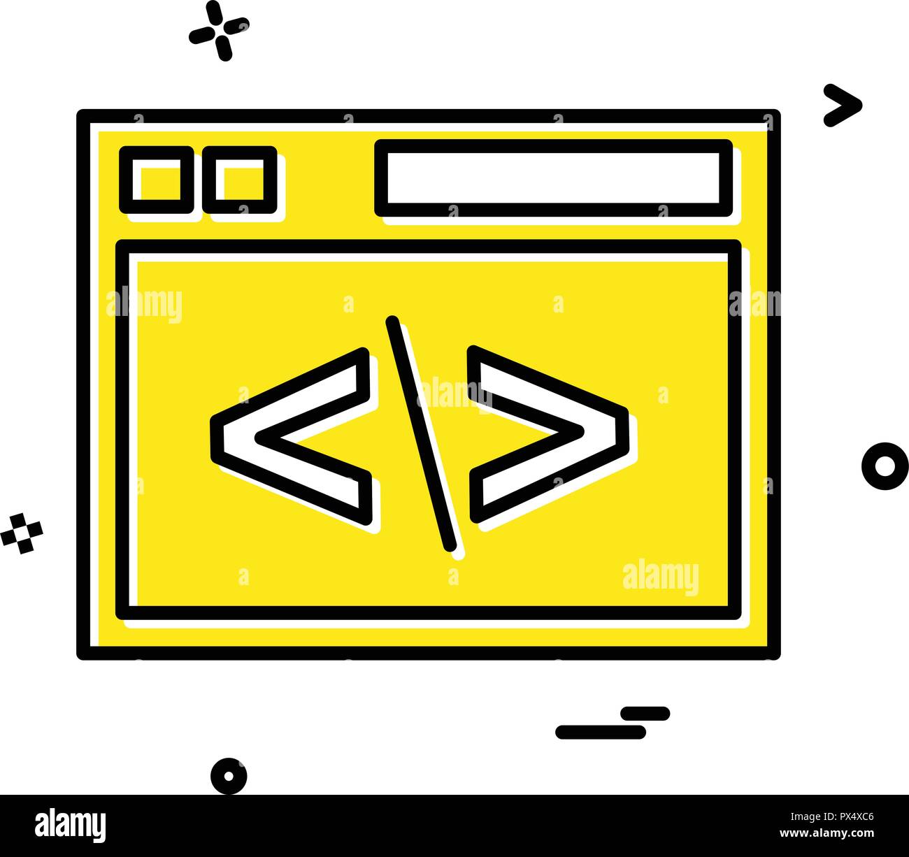 Computer icon design vector Stock Vector Image & Art - Alamy