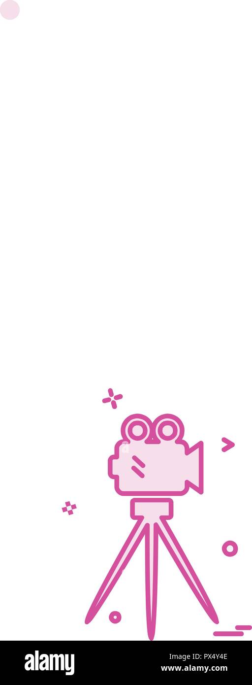 Camcoder icon design vector Stock Vector Image & Art - Alamy