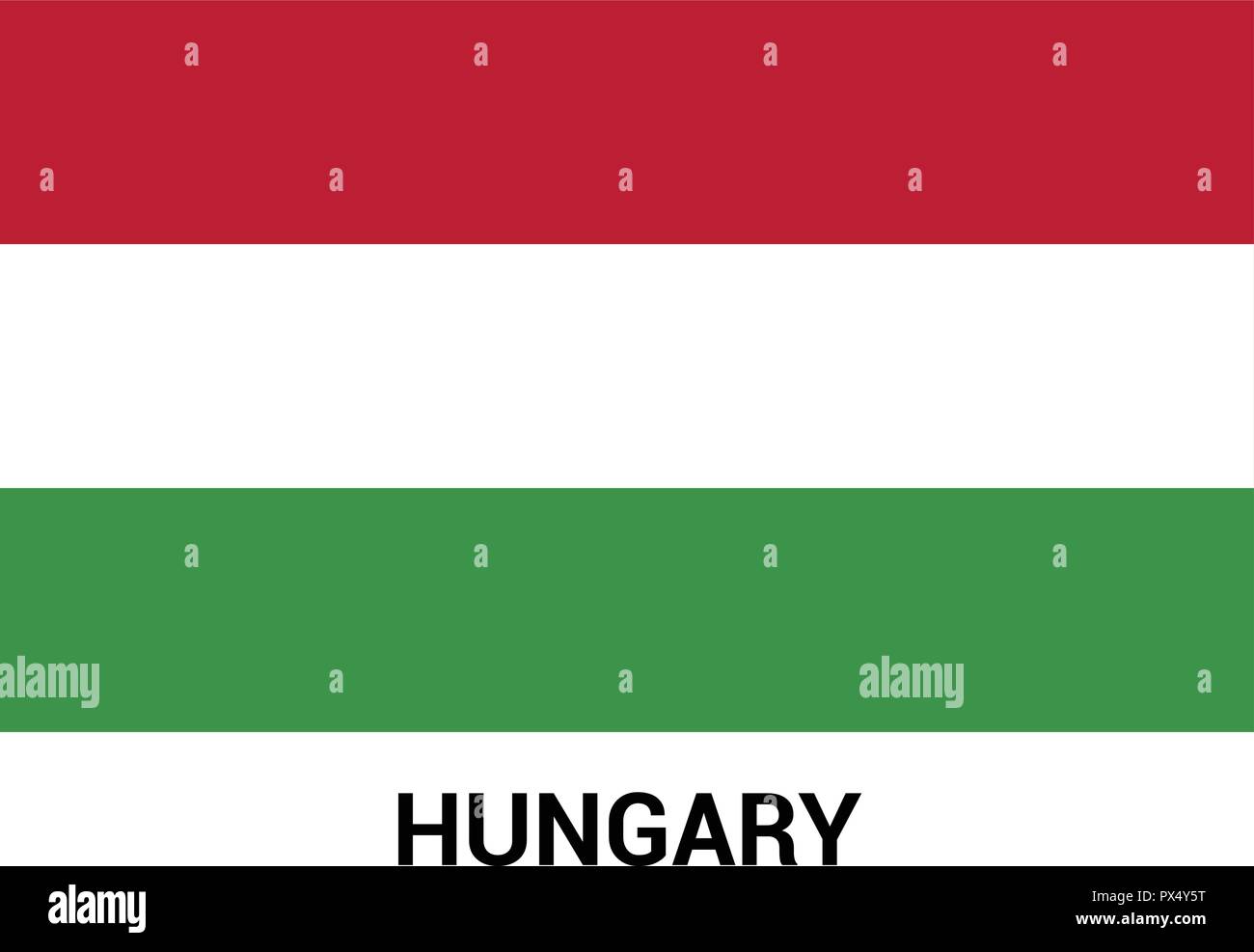 Hungary flag design vector Stock Vector Image & Art - Alamy