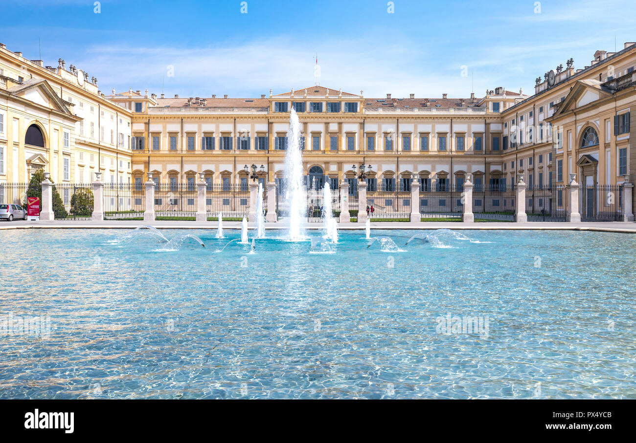 Royal palace monza italy hi-res stock photography and images - Alamy