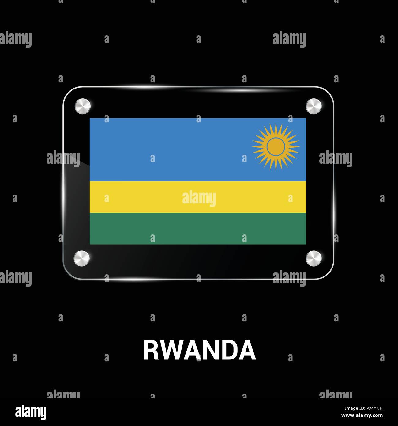 Rwanda flags design vector Stock Vector Image & Art - Alamy
