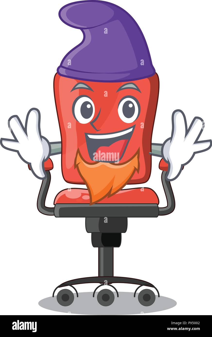 Elf character office desk chair in indoor Stock Vector Image & Art - Alamy