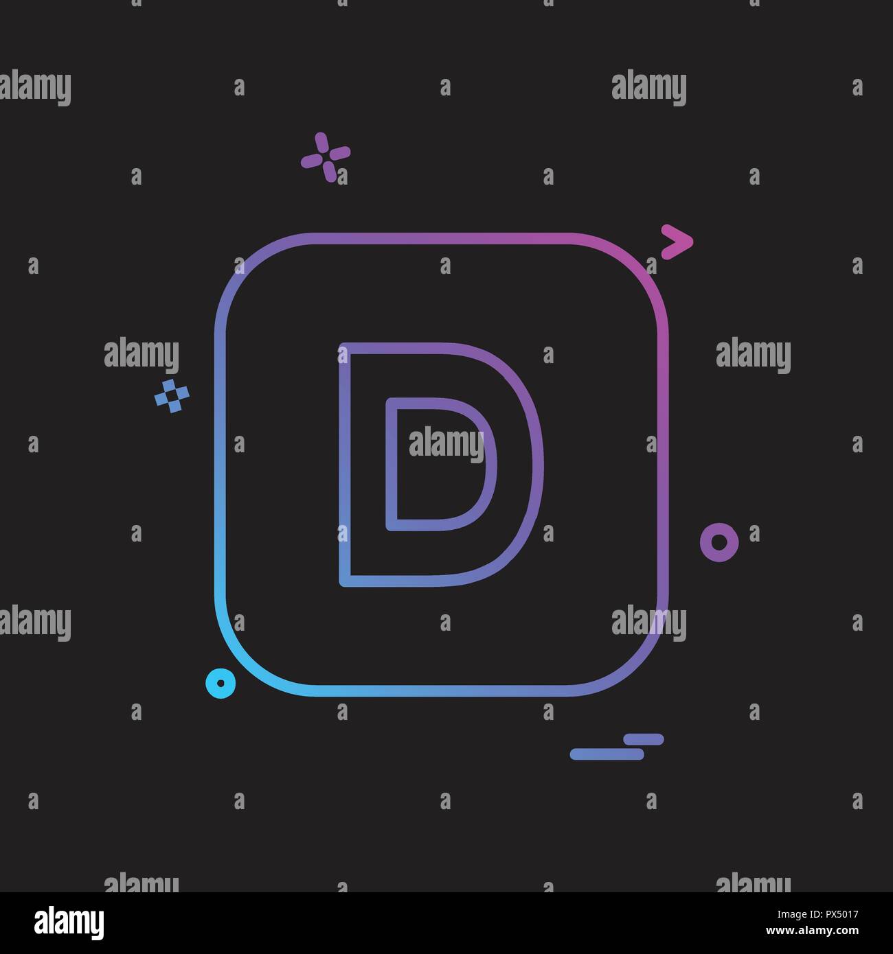 English Alphabets icon design vector Stock Vector Image & Art - Alamy