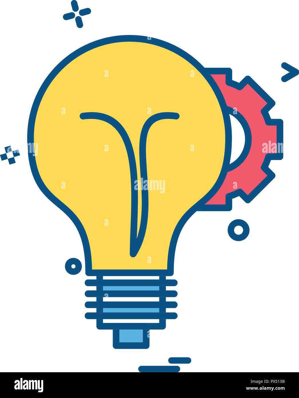Idea icon design vector Stock Vector Image & Art - Alamy