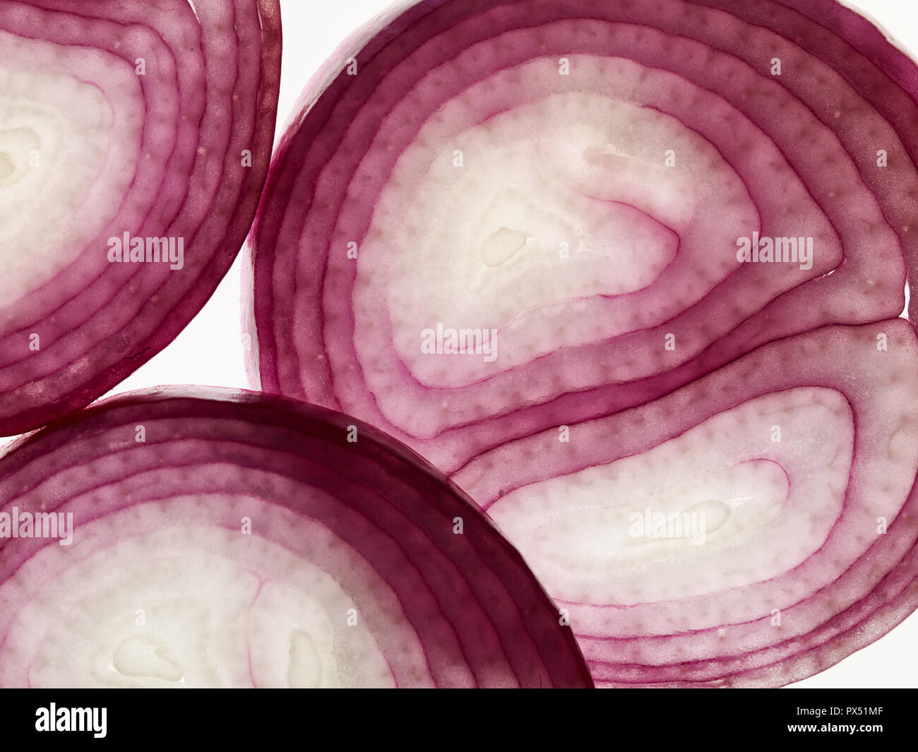 Red onion close-up abstract food photograph Stock Photo - Alamy