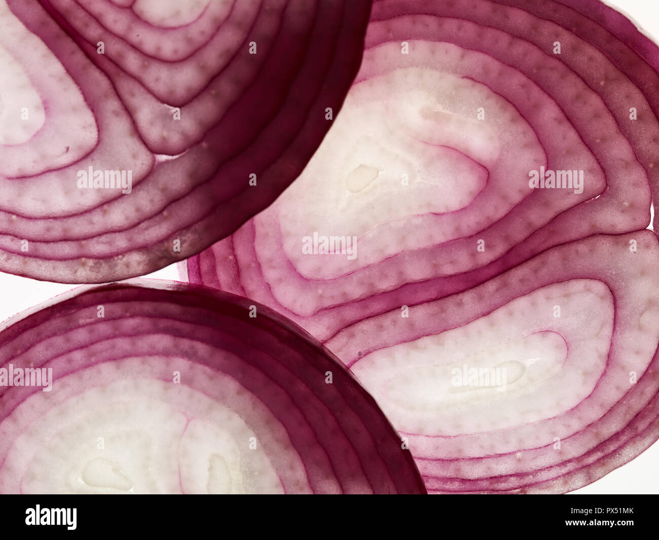 Red onion close-up abstract food photograph Stock Photo - Alamy