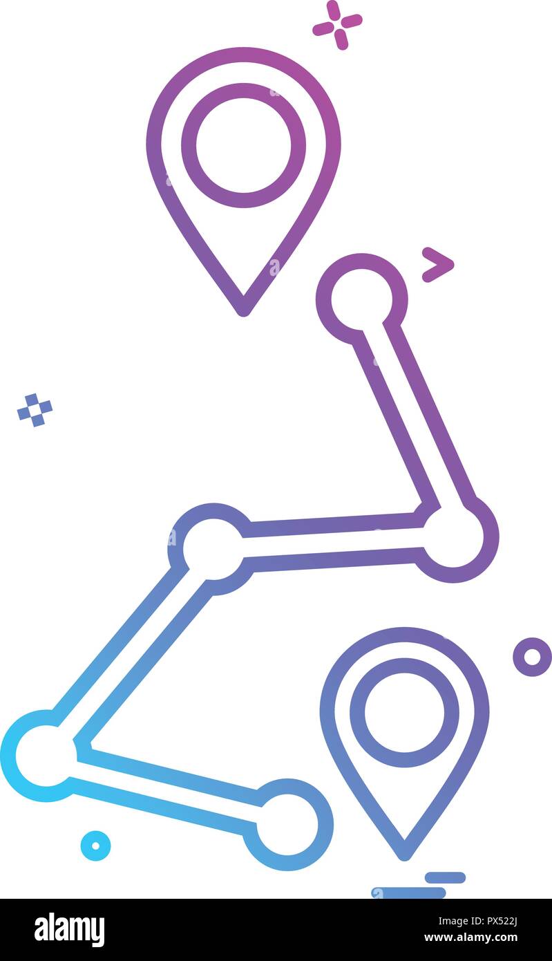 map location navigation gps icon vector design Stock Vector Image & Art ...