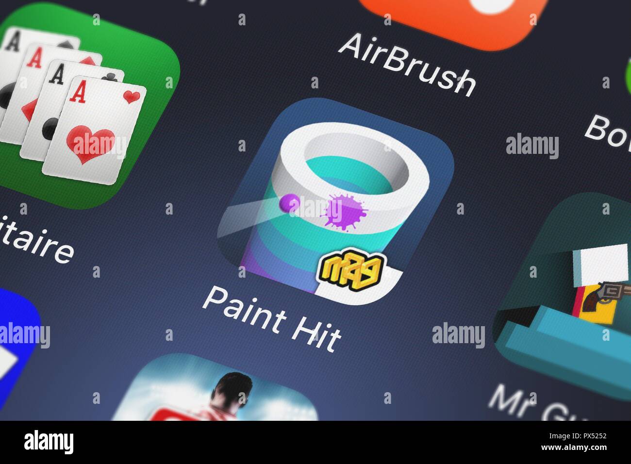 London, United Kingdom - October 19, 2018: Screenshot of MAG ...