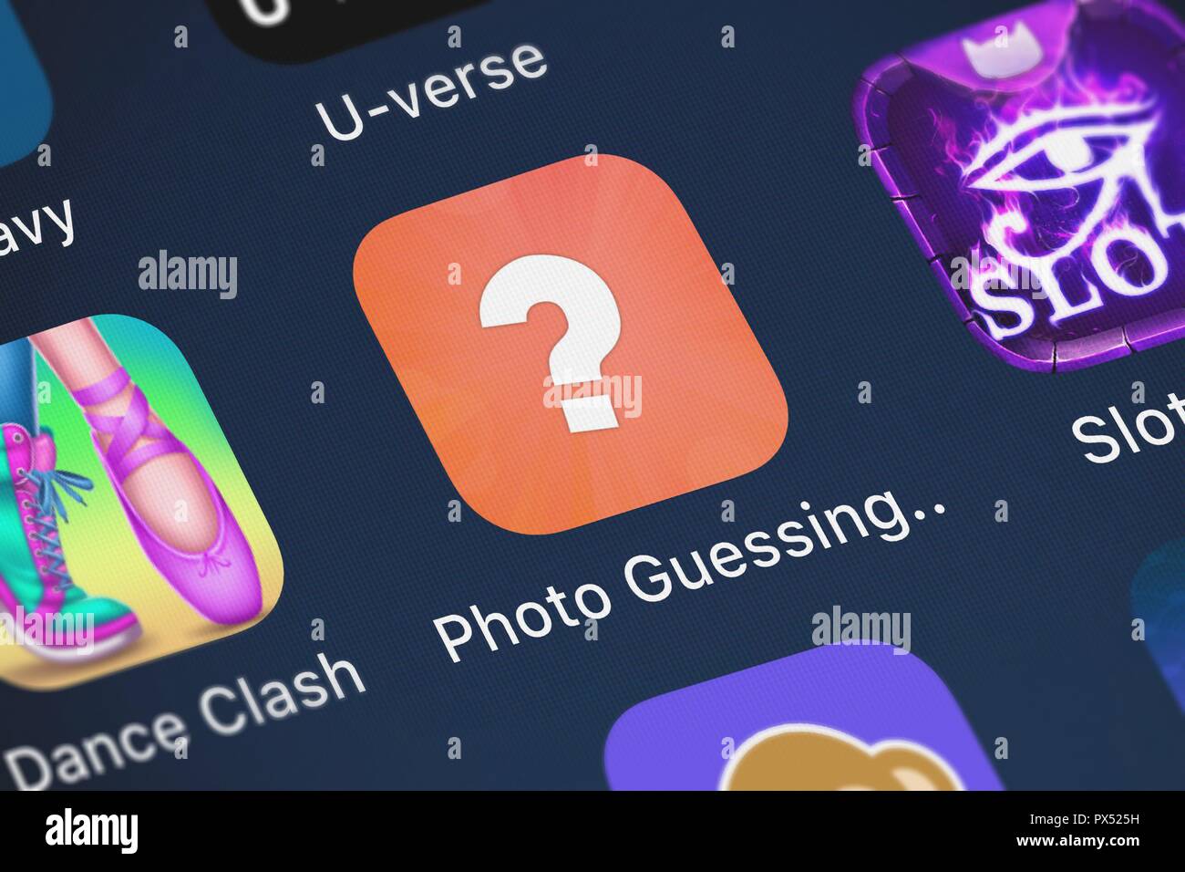 London, United Kingdom - October 19, 2018: Close-up shot of the Photo ...