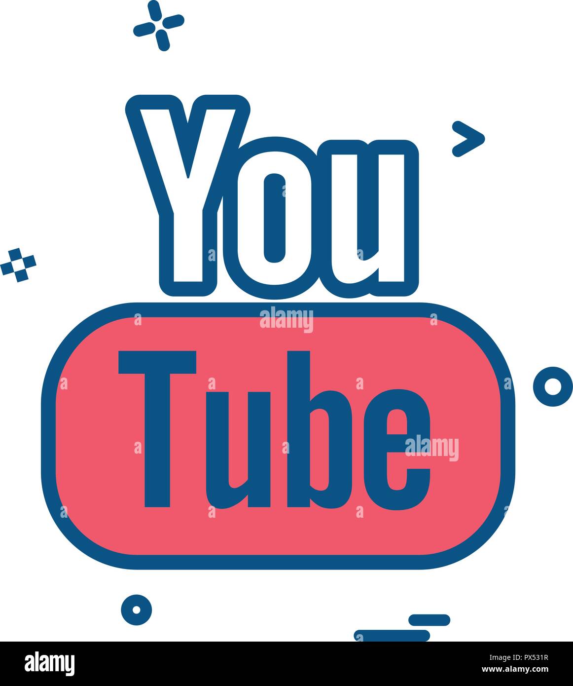 Youtube Icon Design Vector Stock Vector Image & Art - Alamy