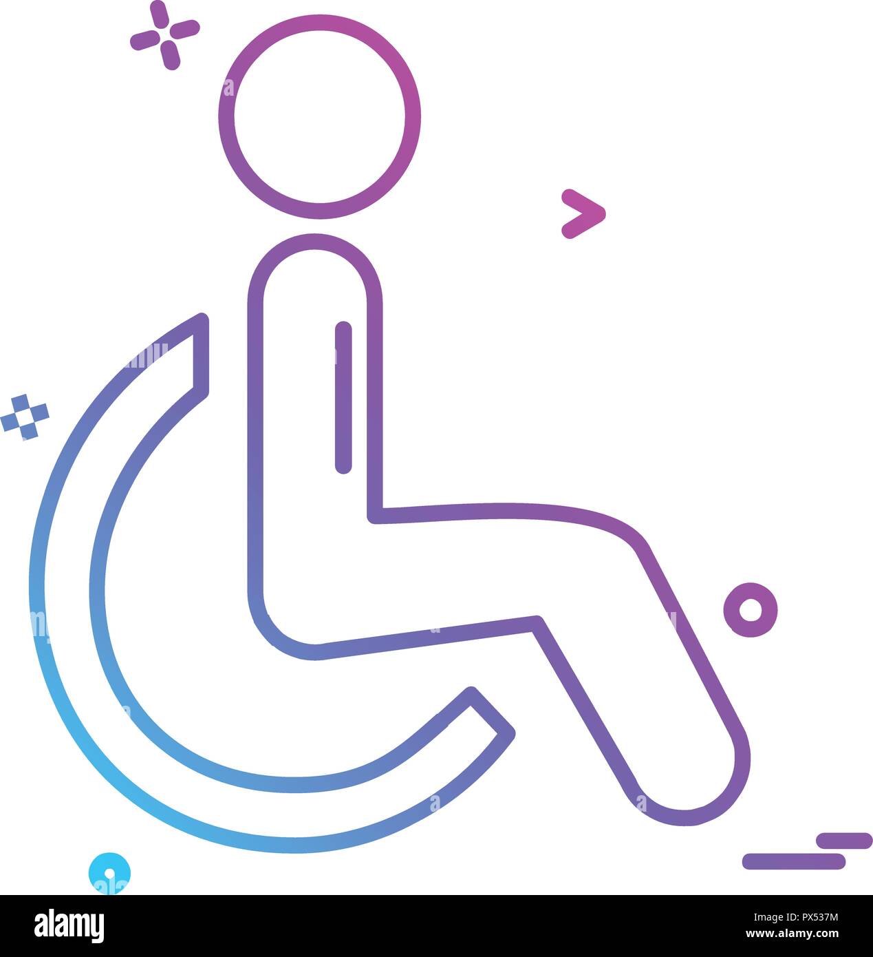 Handicapped icon design vector Stock Vector Image & Art - Alamy