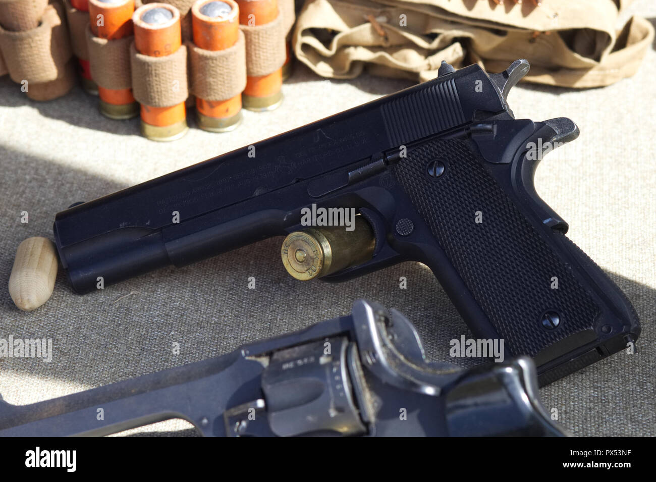 1902 colt pistol, Sporting Model Stock Photo - Alamy