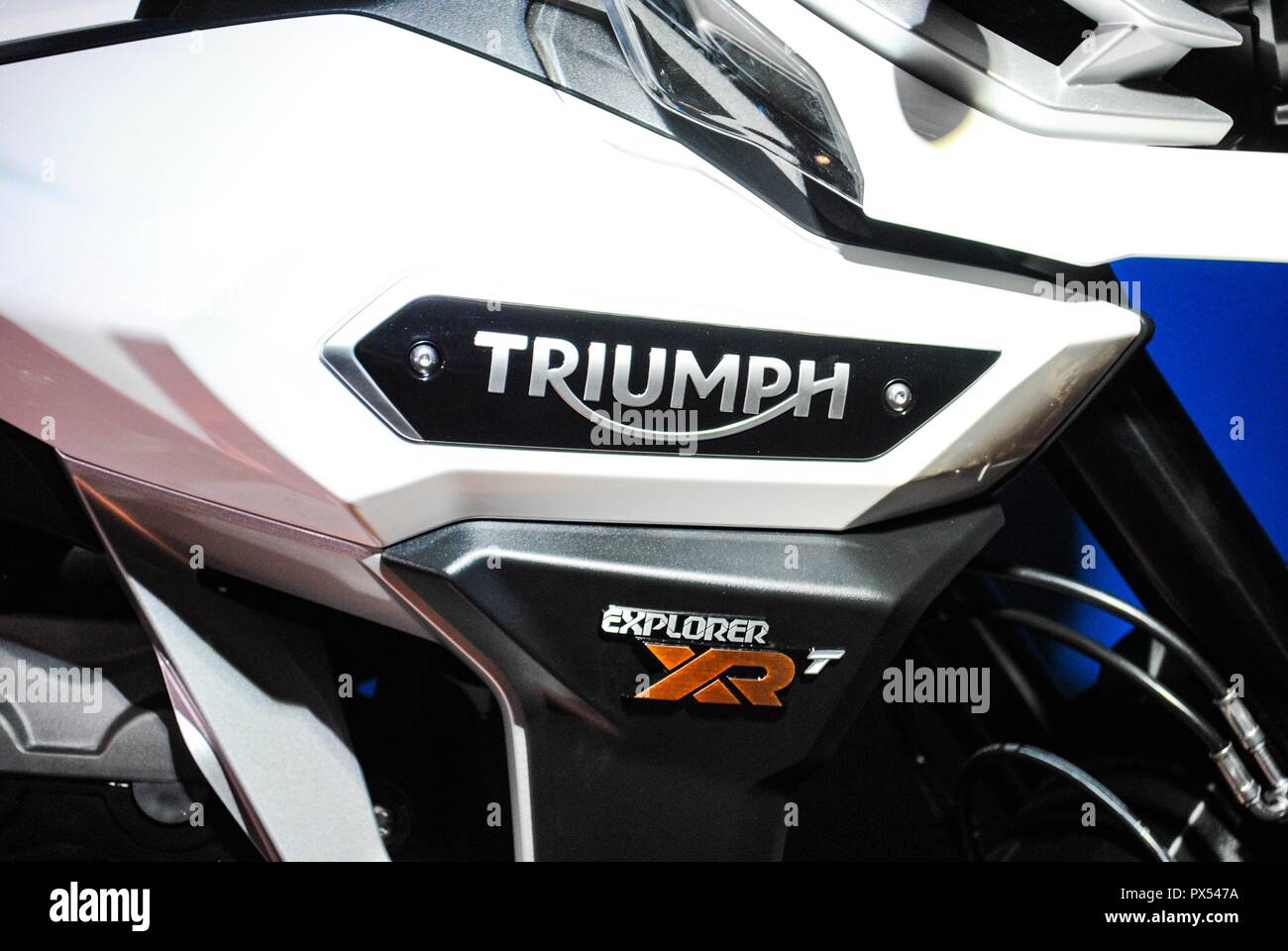 Triumph motorcycle hi-res stock photography and images - Alamy