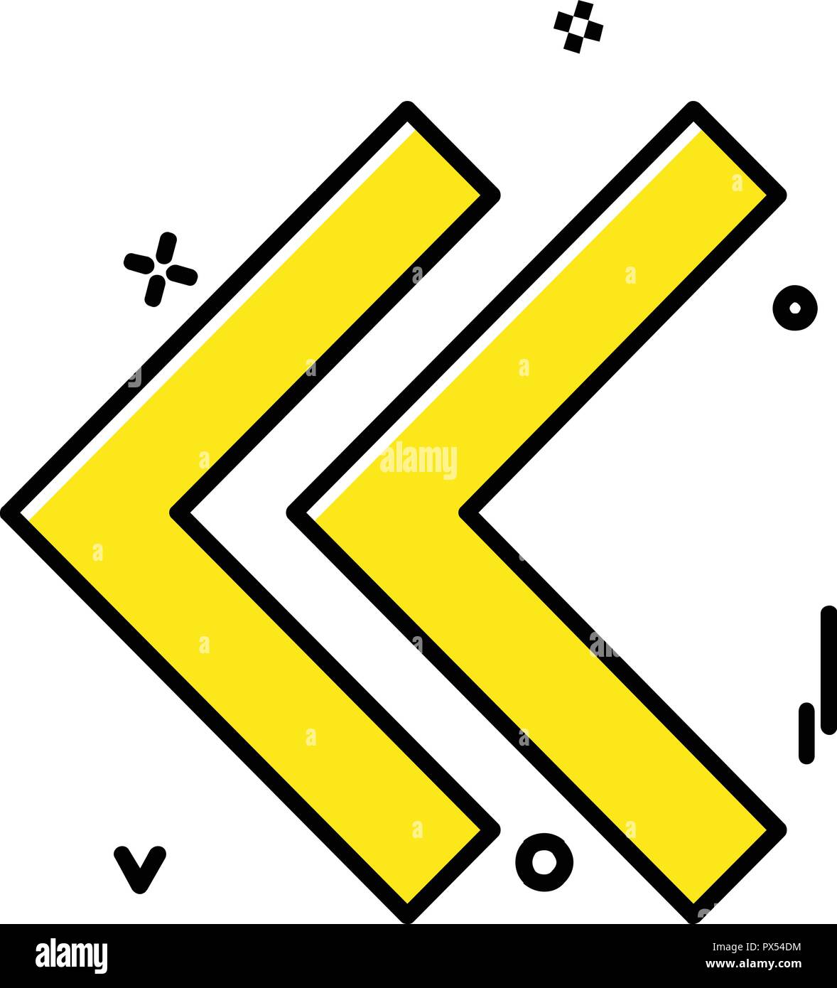 Arrows icon design vector Stock Vector Image & Art - Alamy