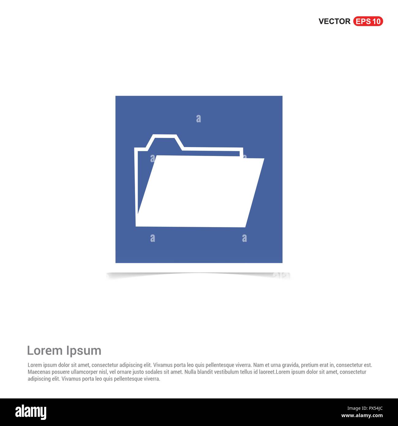 File Icon - Blue photo Frame Stock Vector Image & Art - Alamy