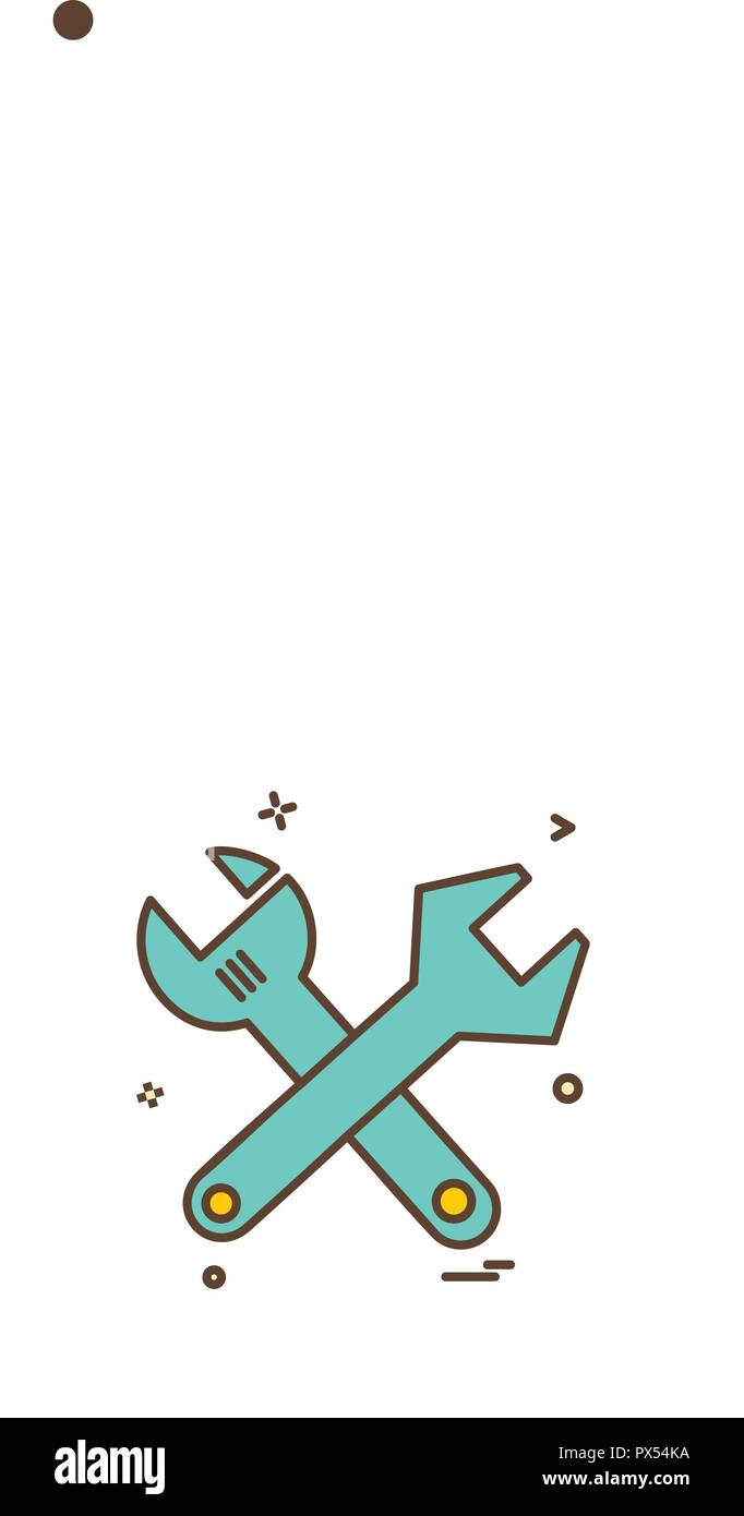 Tools icon design vector Stock Vector Image & Art - Alamy