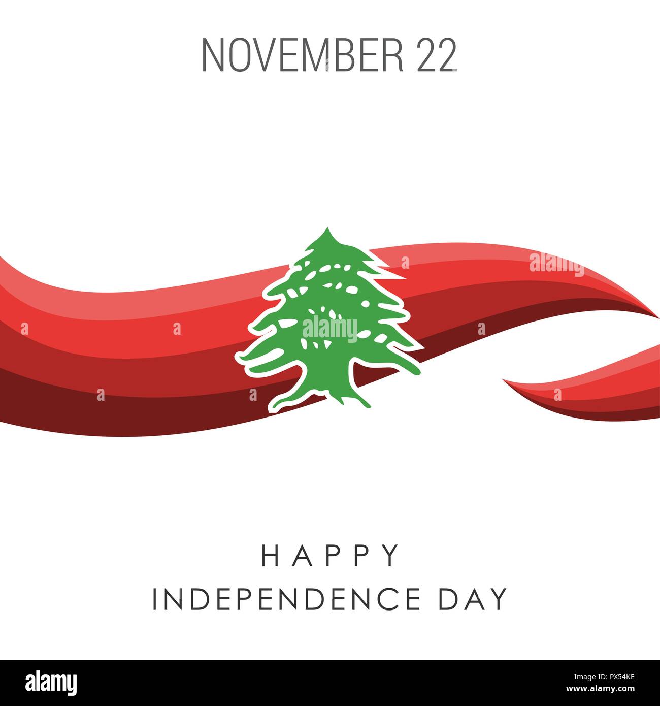 Lebanon Independence day design vector Stock Vector Image & Art - Alamy