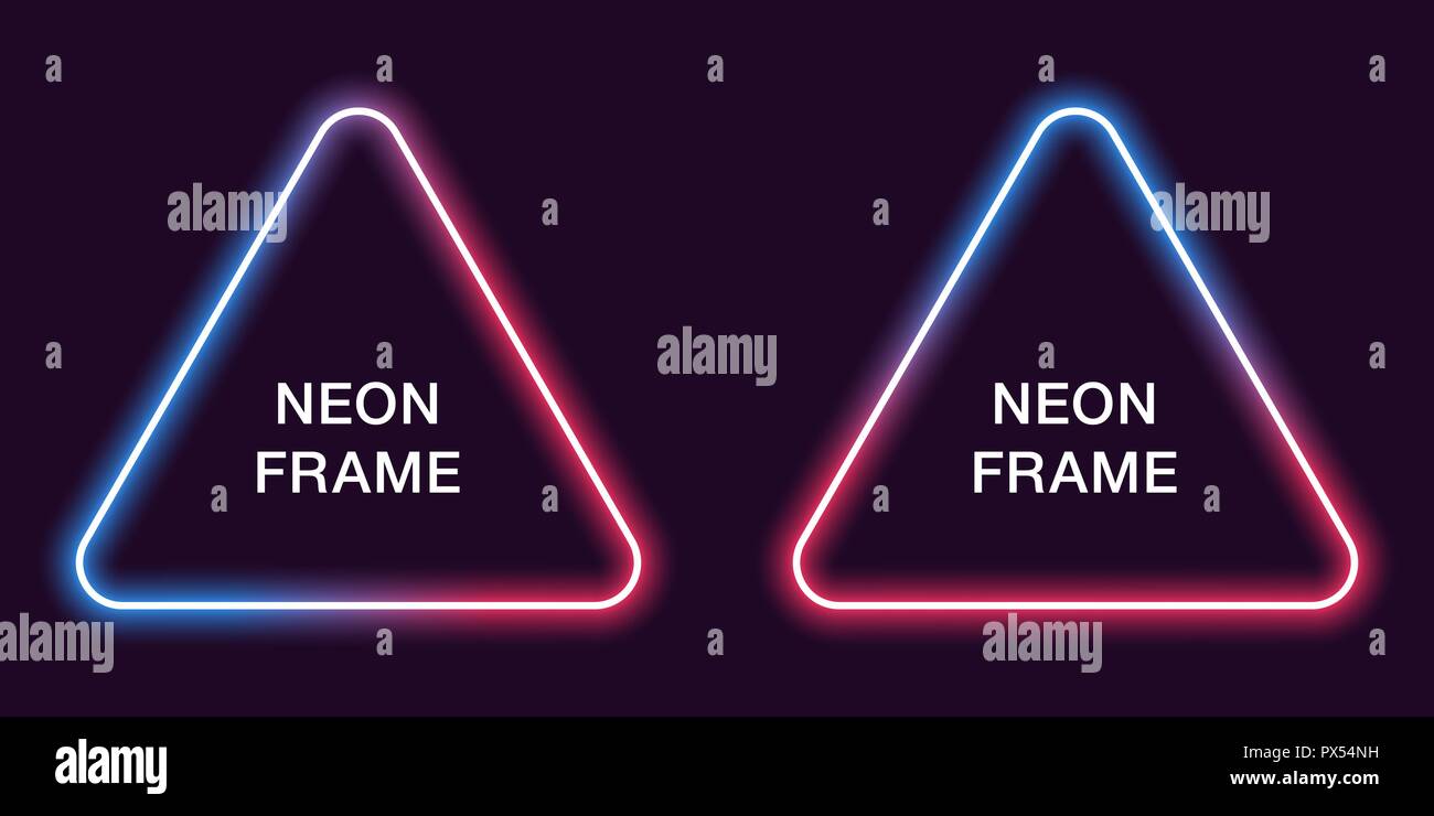 Red triangular frame Stock Vector Images - Alamy