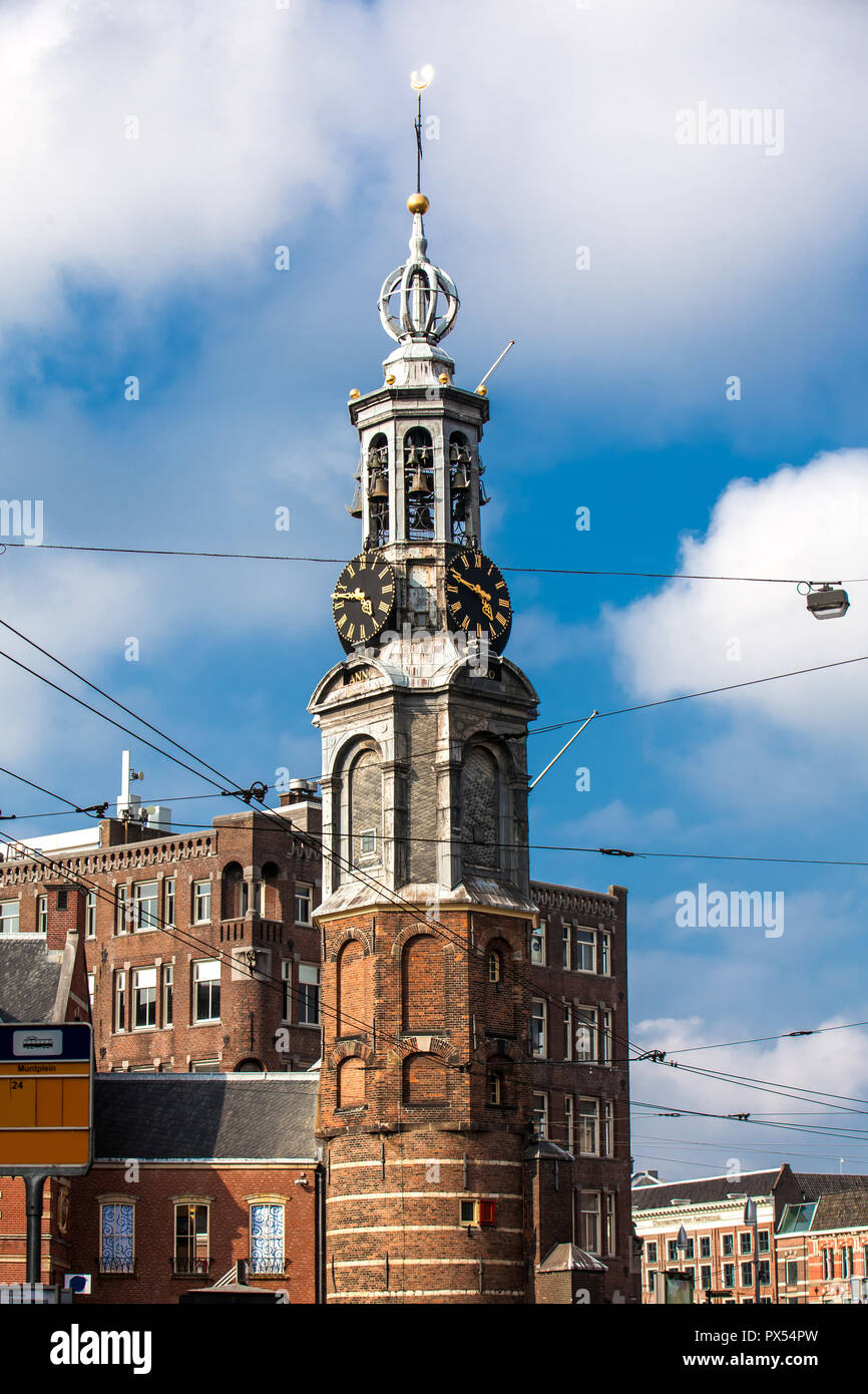Munttoren clock tower hi-res stock photography and images - Alamy