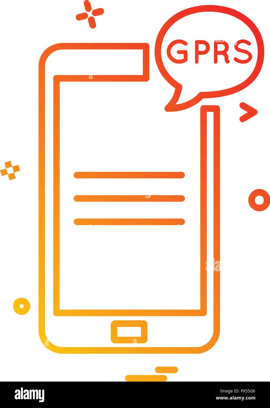 Mobile phone icon design vector Stock Vector Image & Art - Alamy