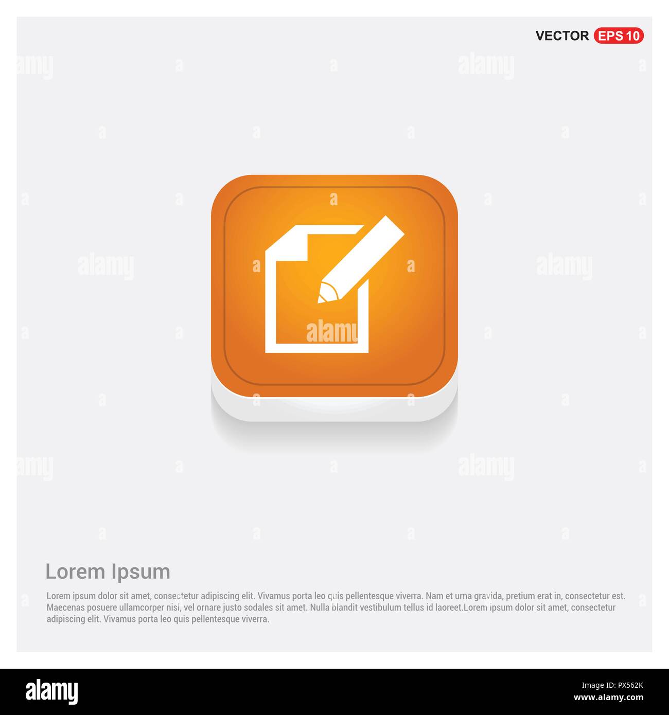 Edit, pencil icon Stock Vector Image & Art - Alamy