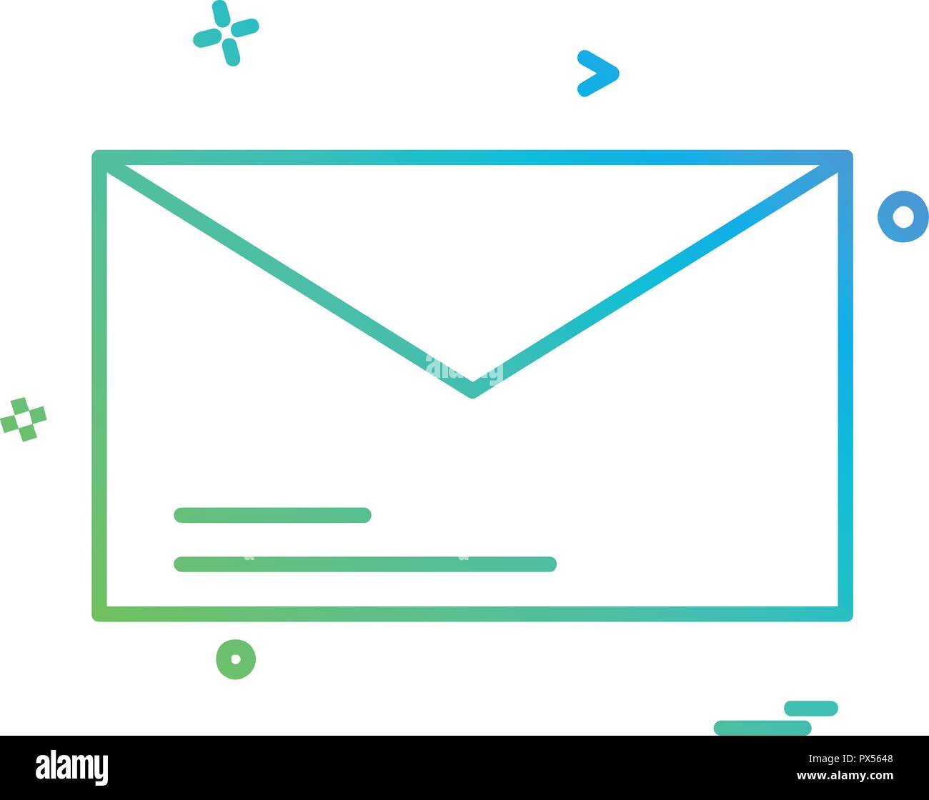 Message icon design vector Stock Vector Image & Art - Alamy