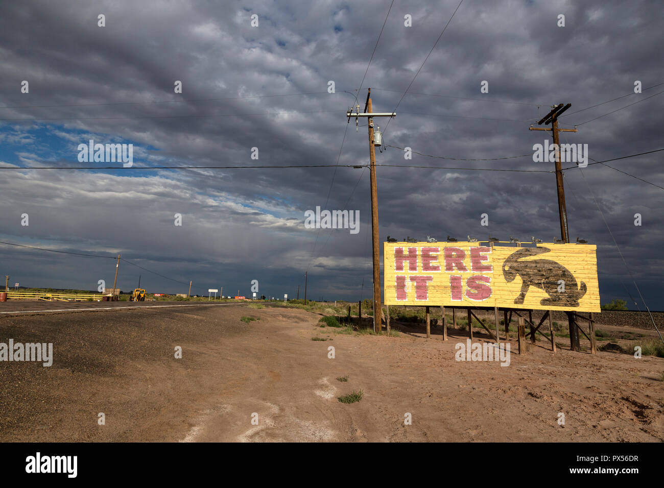 Here it is. Sign for Jack Rabbit Trading Post, Jack Rabbit Road, Route ...