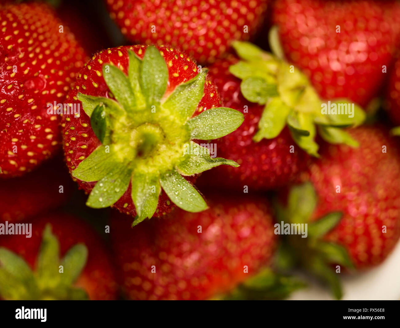 Strawberry food photograph Stock Photo - Alamy