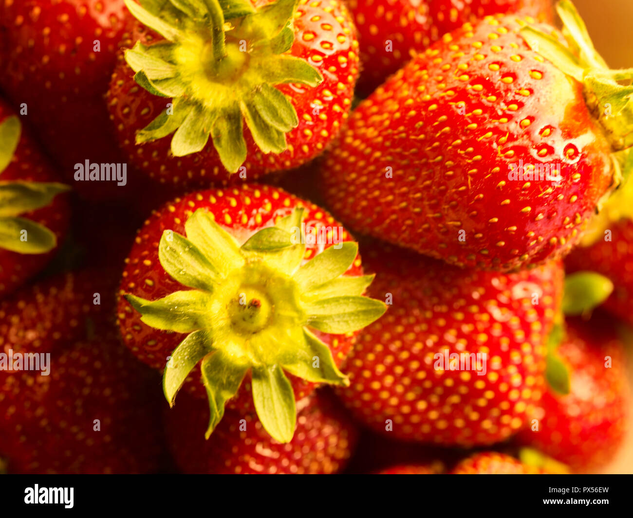 Strawberry food photograph Stock Photo - Alamy