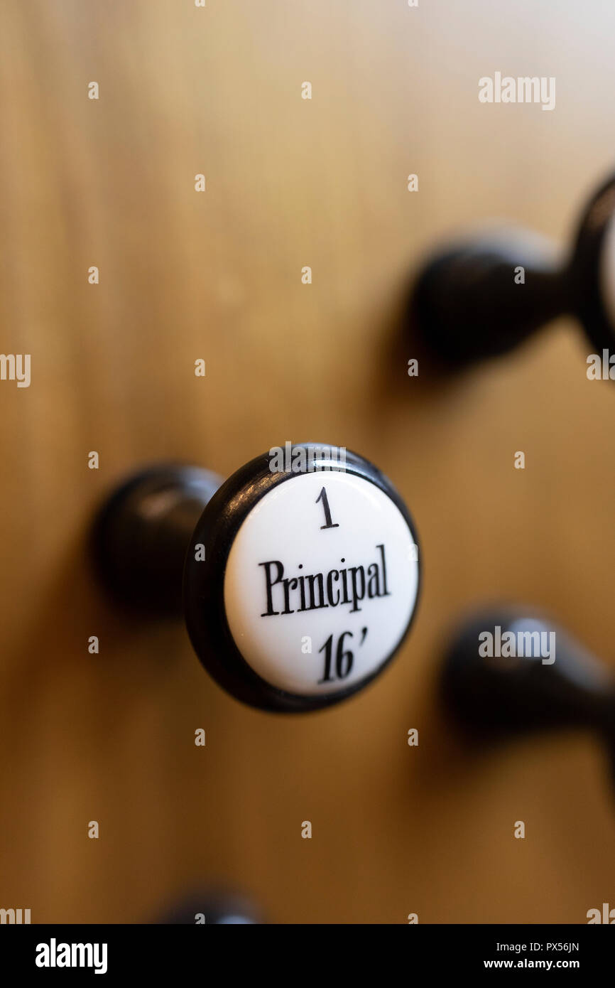 Multiple stops of an organ Stock Photo - Alamy